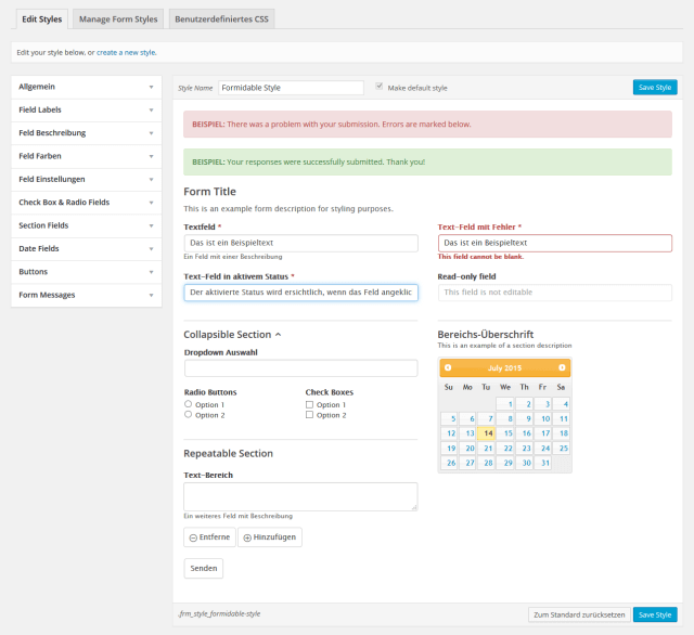 Formidable Forms Pro “ – einfache Formularerstellung in Wordpress ⋆ ...